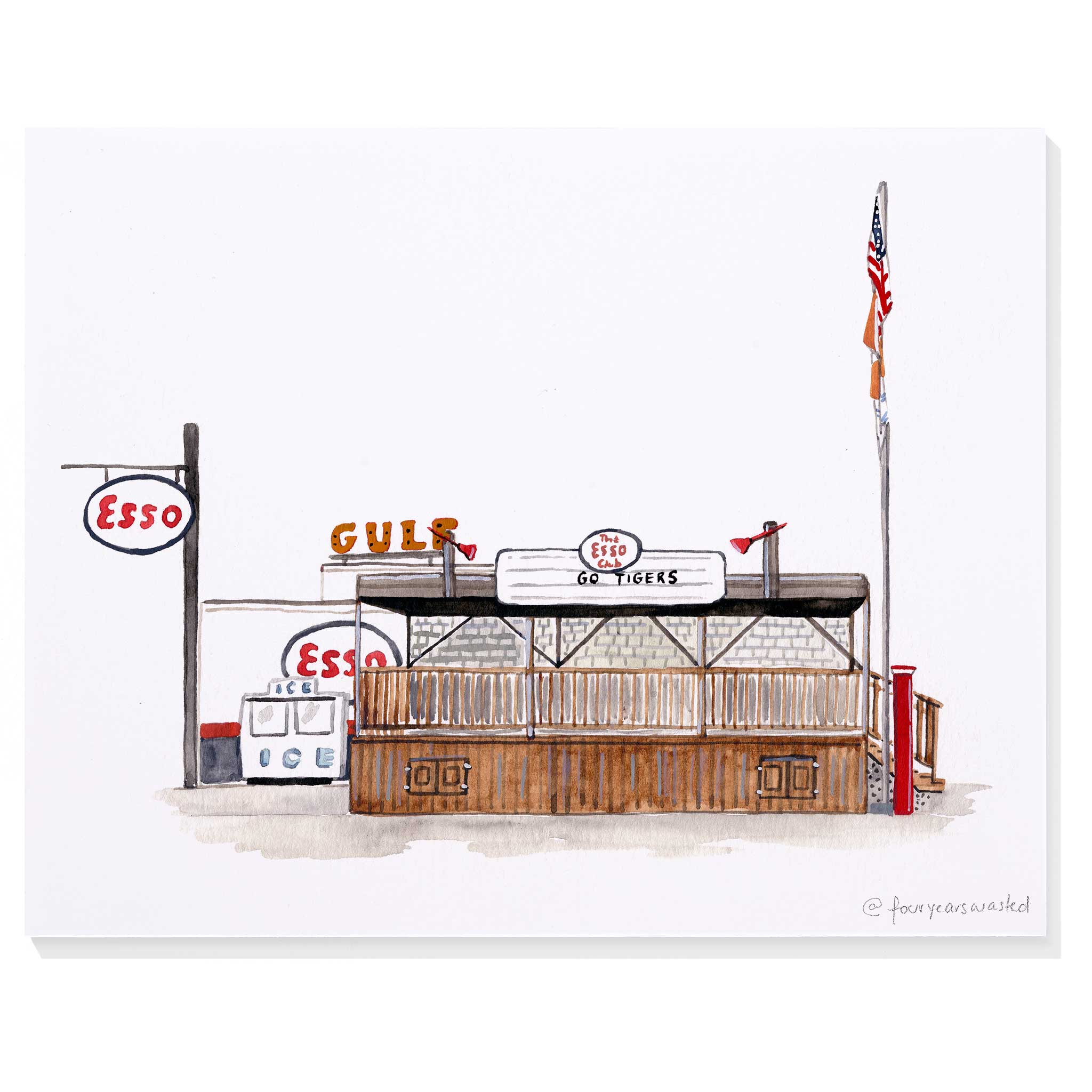 The Esso Club (Clemson) – Four Years Wasted